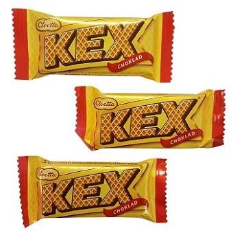 Miniature Kex - 100 stk. - Indpakket slik - Sliknet.dk